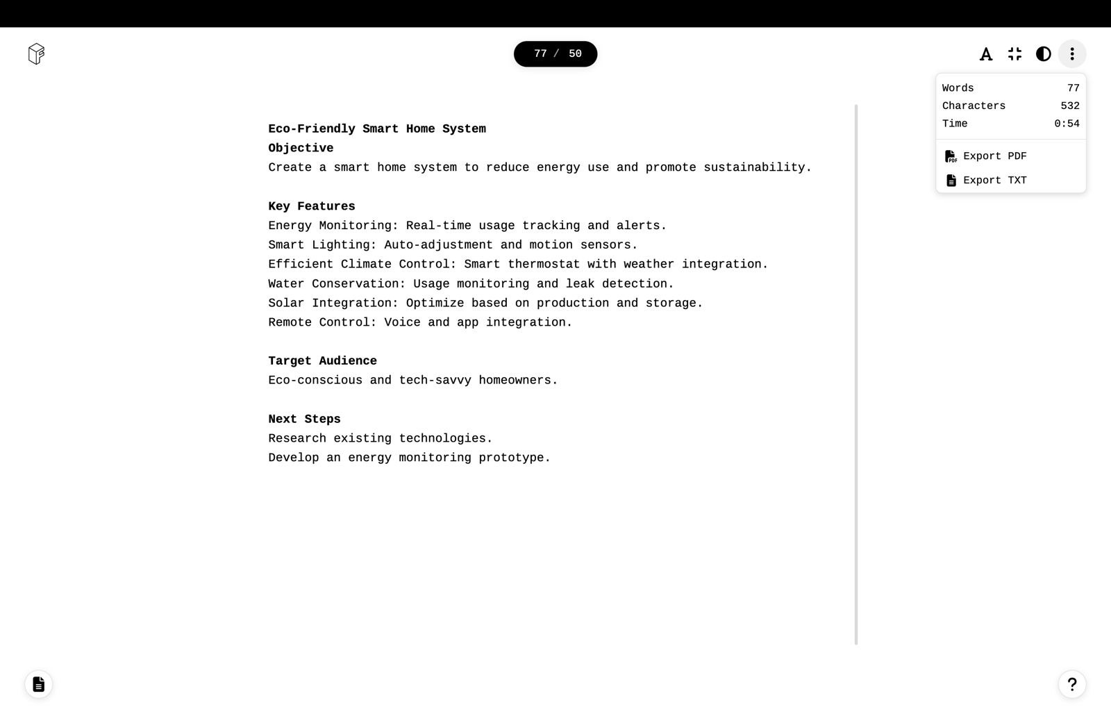 Focus Forge: Enhance your writing focus | distraction-free writing tool | Product Hunt