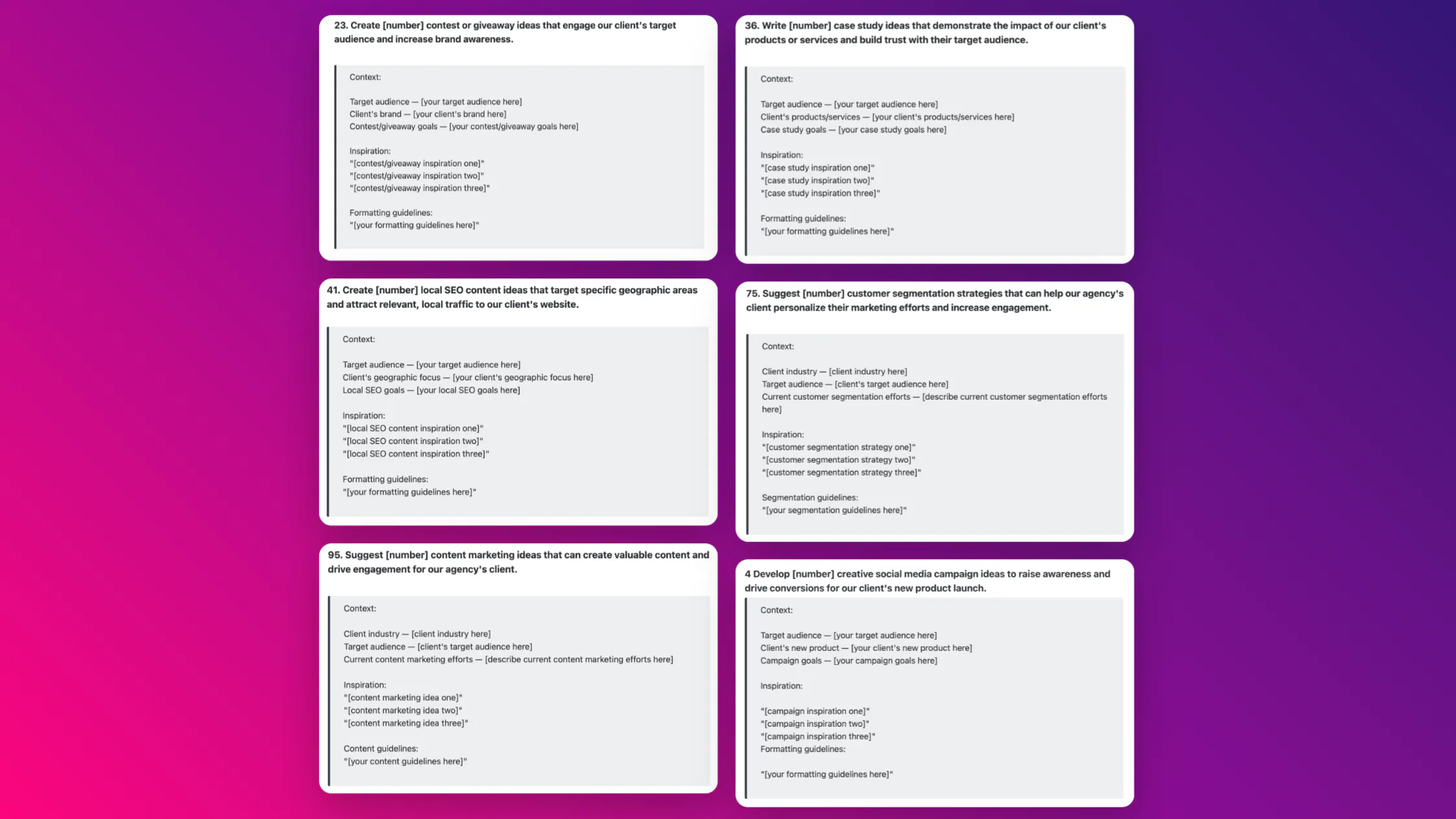 100+ Marketing ChatGPT-4 Prompts: Transform your work with GPT-4 and ...