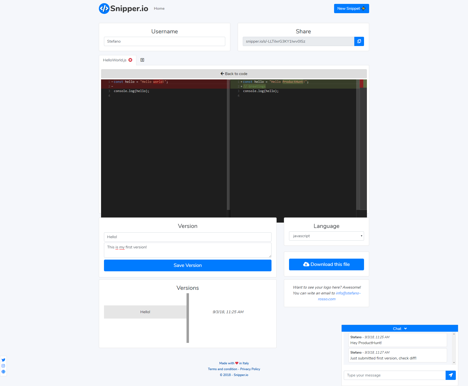Snipper.io: Collaborate with your friends on the same code in real time ...