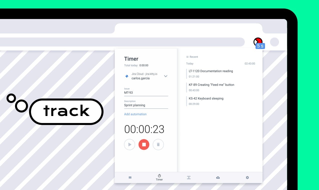 Worklog: Track tasks in your browser with your favorite time tracker ...