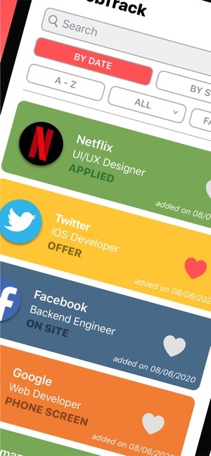 JobTrack: Keep track of your job applications. | Product Hunt