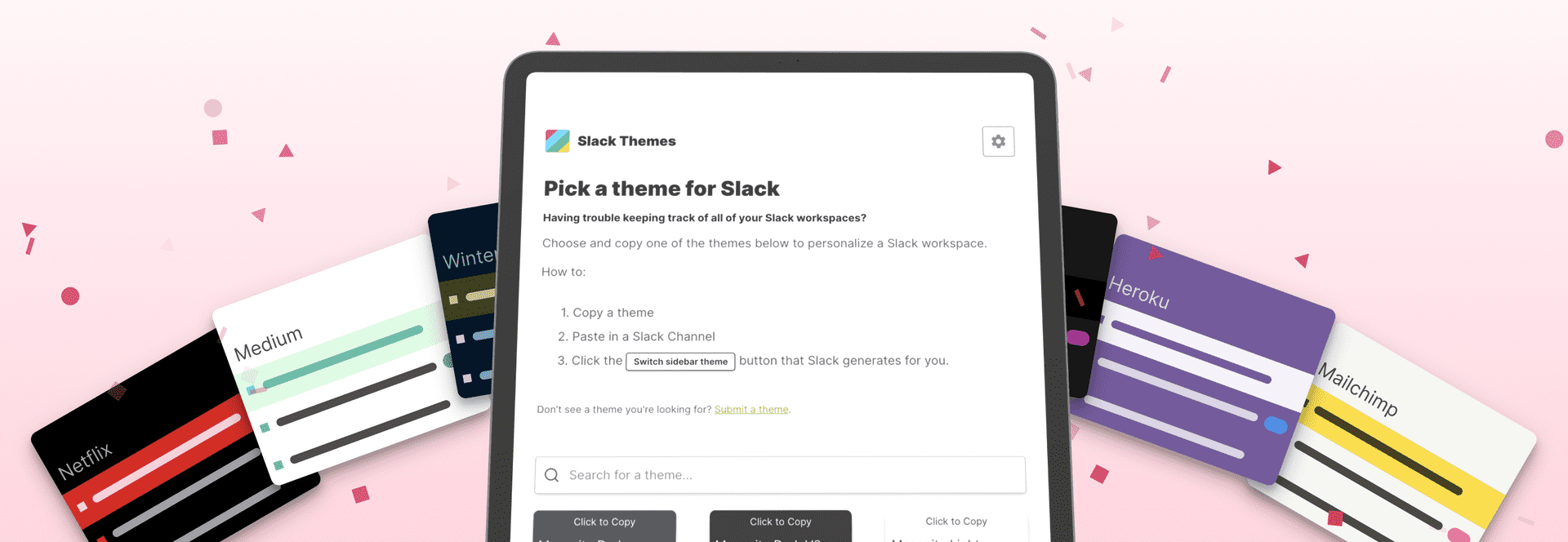 Slack Themes: Personalize Slack with copy and paste | Product Hunt