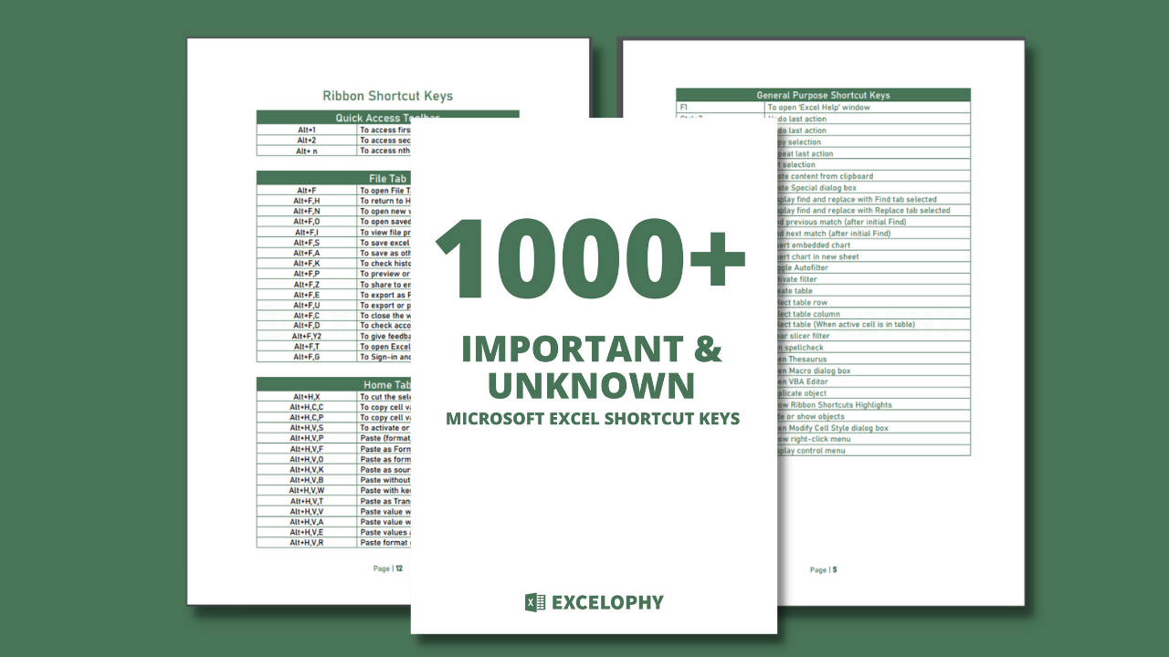 1000+ MS Excel Shortcut keys for Windows Forums | Product Hunt