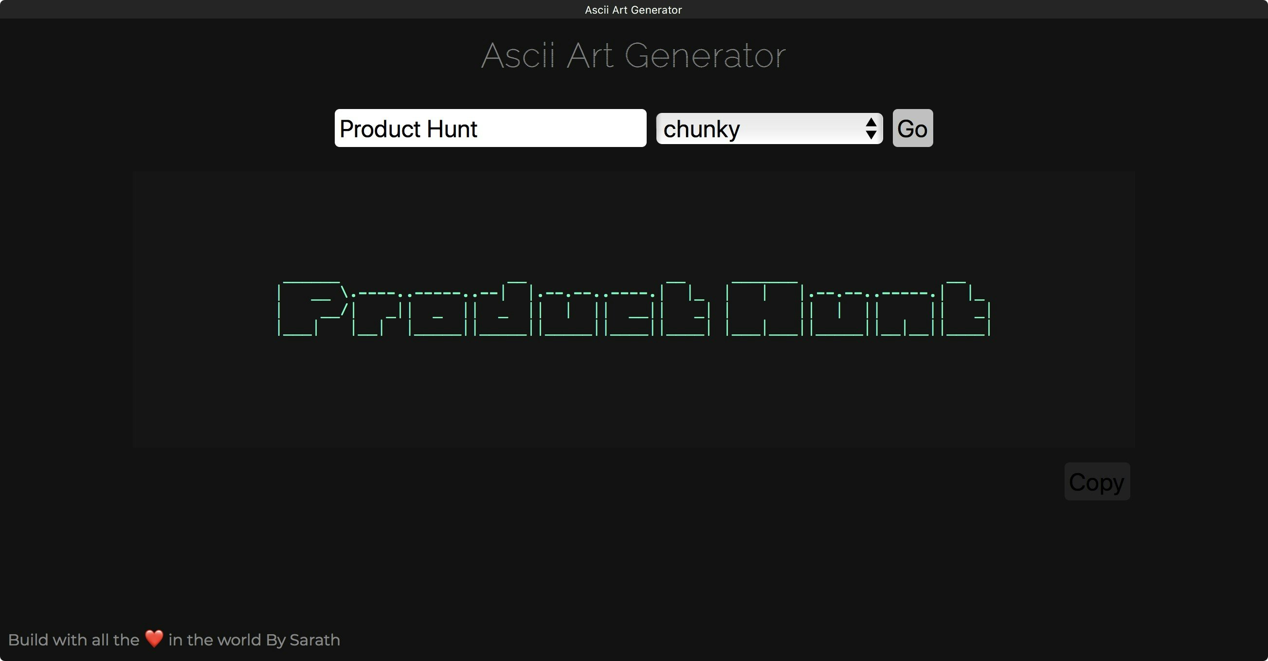 Ascii Art Generator Makers | Product Hunt