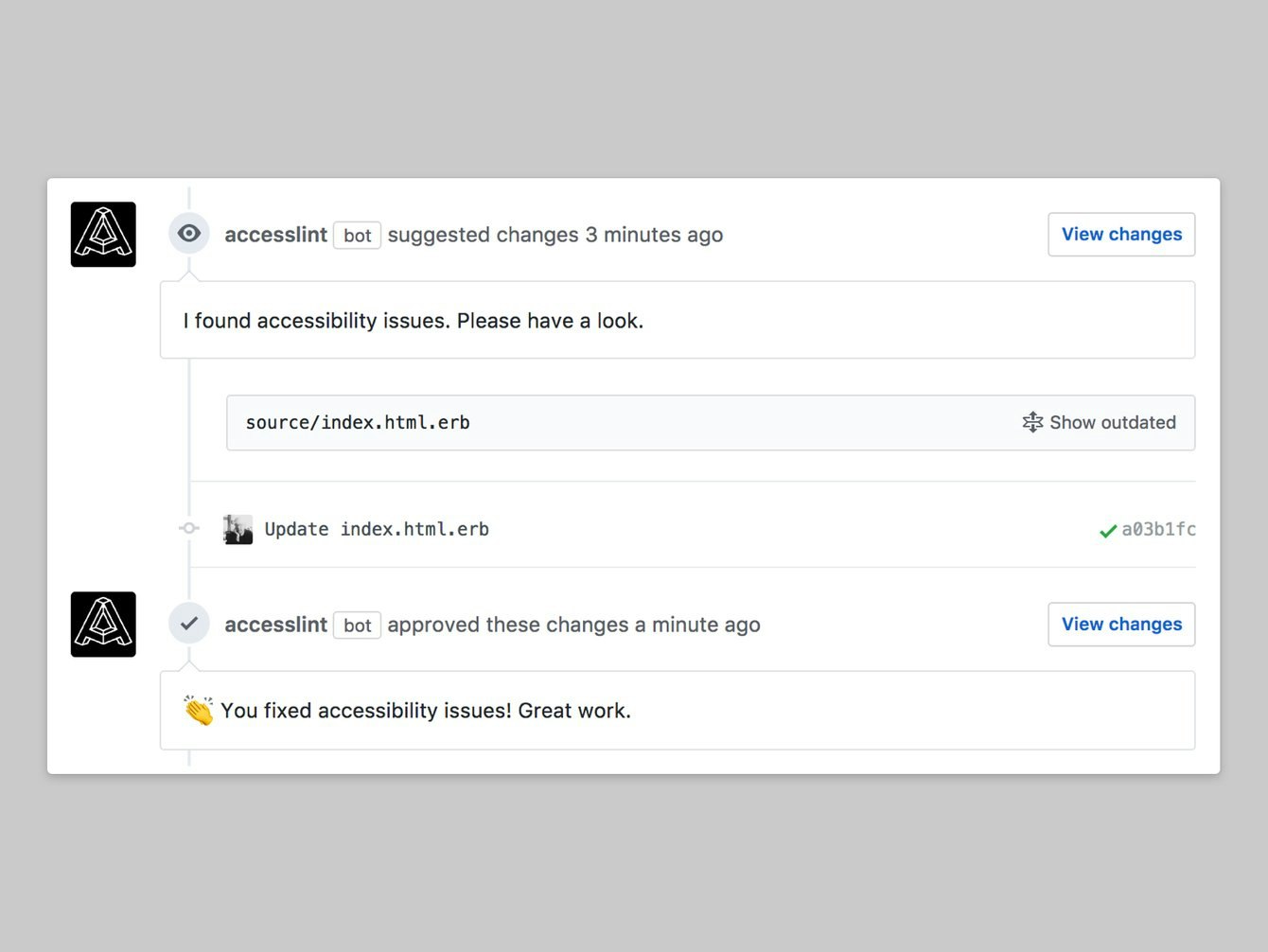 AccessLint: AccessLint finds accessibility issues in your GitHub PRs | Product Hunt