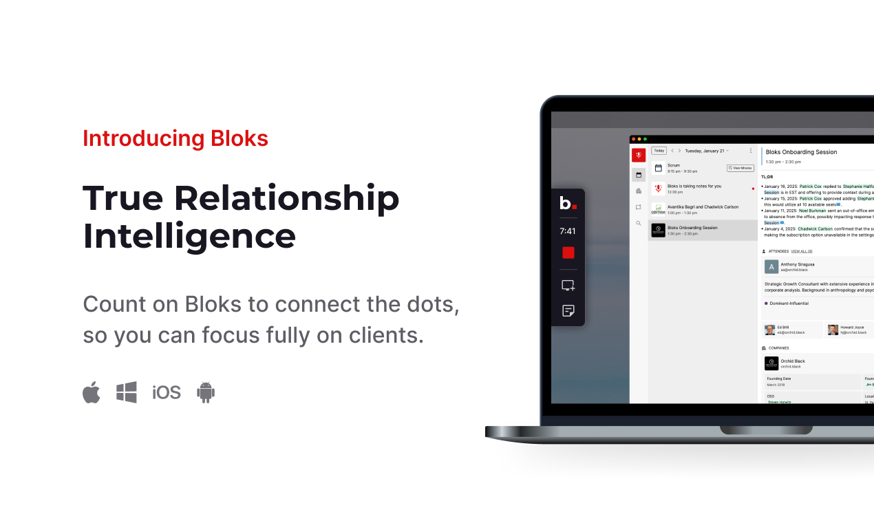 Bloks: True Relationship Intelligence | Product Hunt