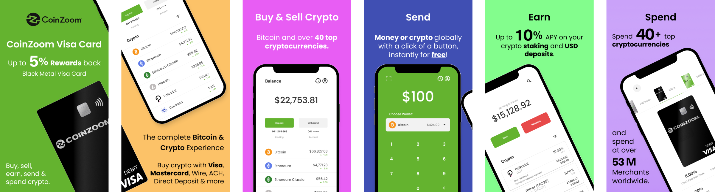 CoinZoom: Complete crypto experience - buy, sell, earn & spend crypto | Product Hunt