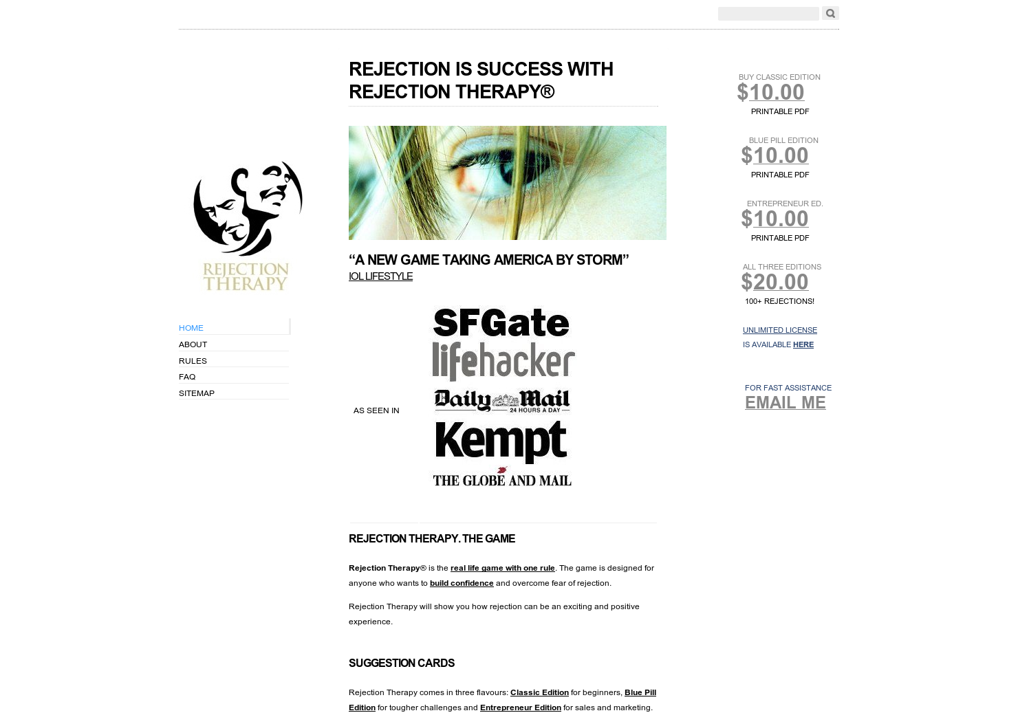 Rejection Therapy - A game to conquer fear by getting rejected ...