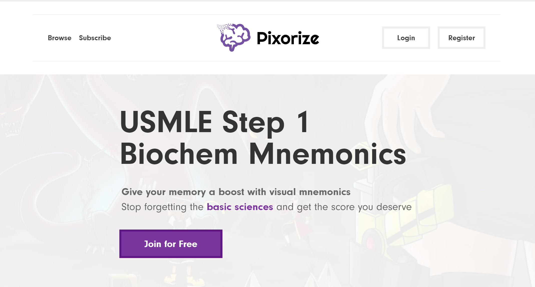 Pixorize: Visual Mnemonics for USMLE Biochemistry | Product Hunt