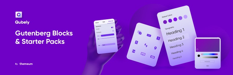 Qubely: WordPress Gutenberg blocks and page builder | Product Hunt