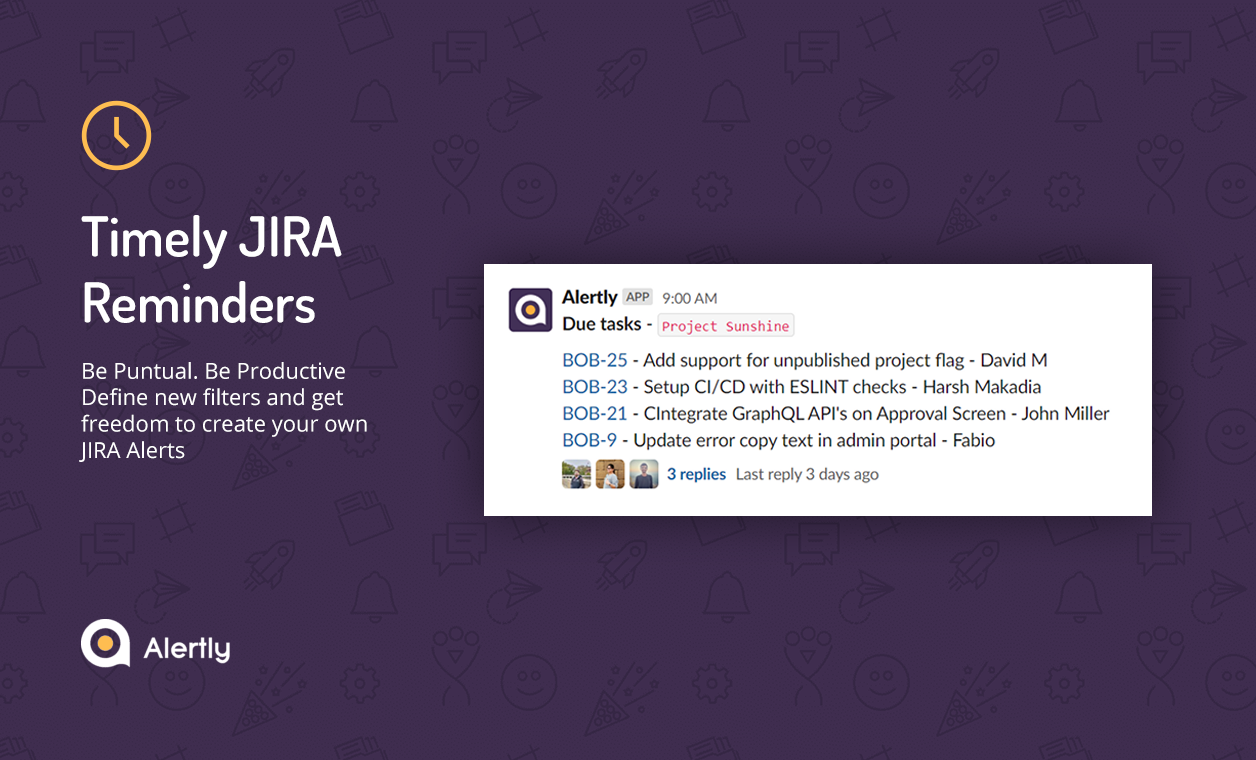 Alertly: Your personalized slack bot for JIRA alerts | Product Hunt