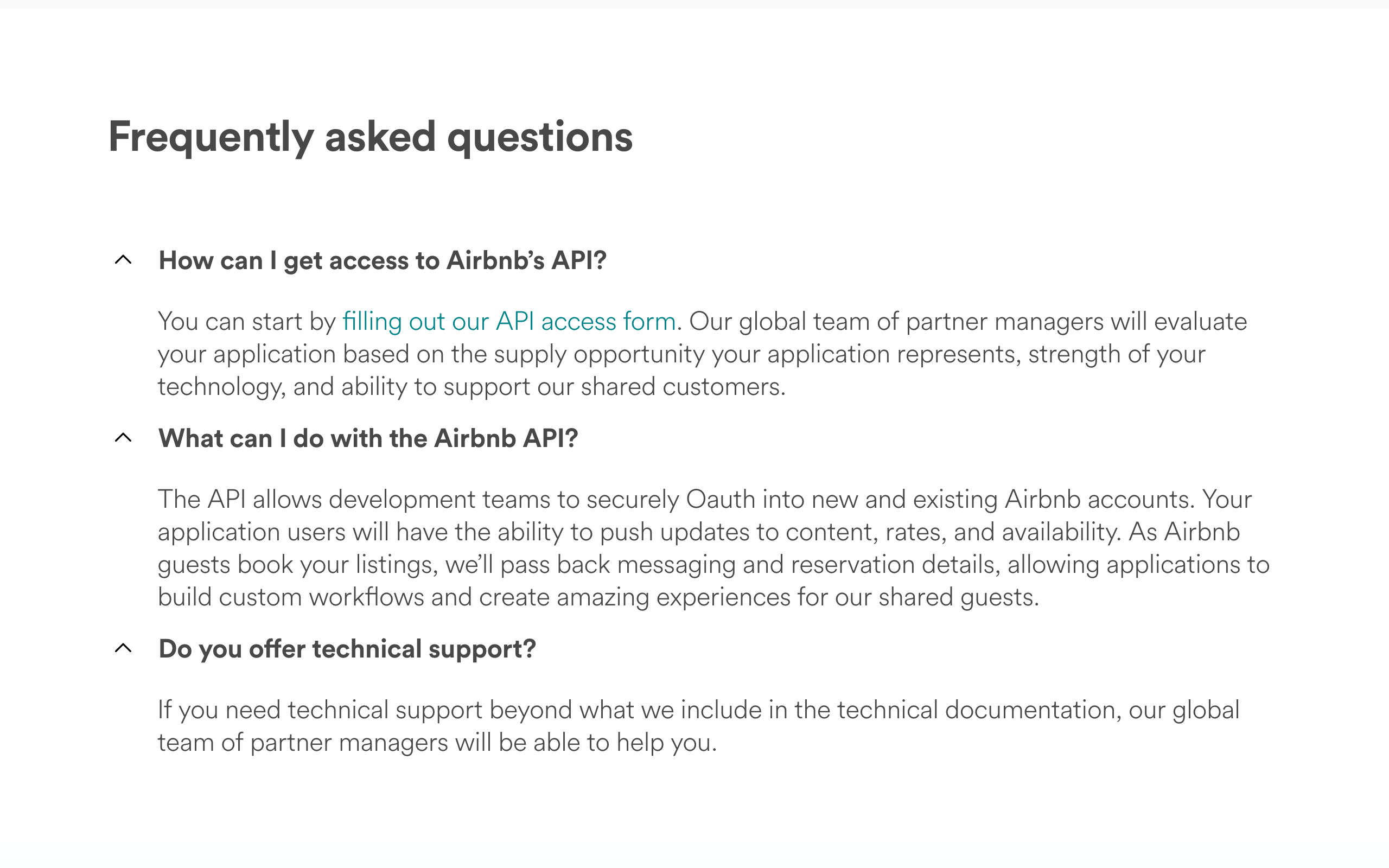 Airbnb Official API : Airbnb Forums | Product Hunt