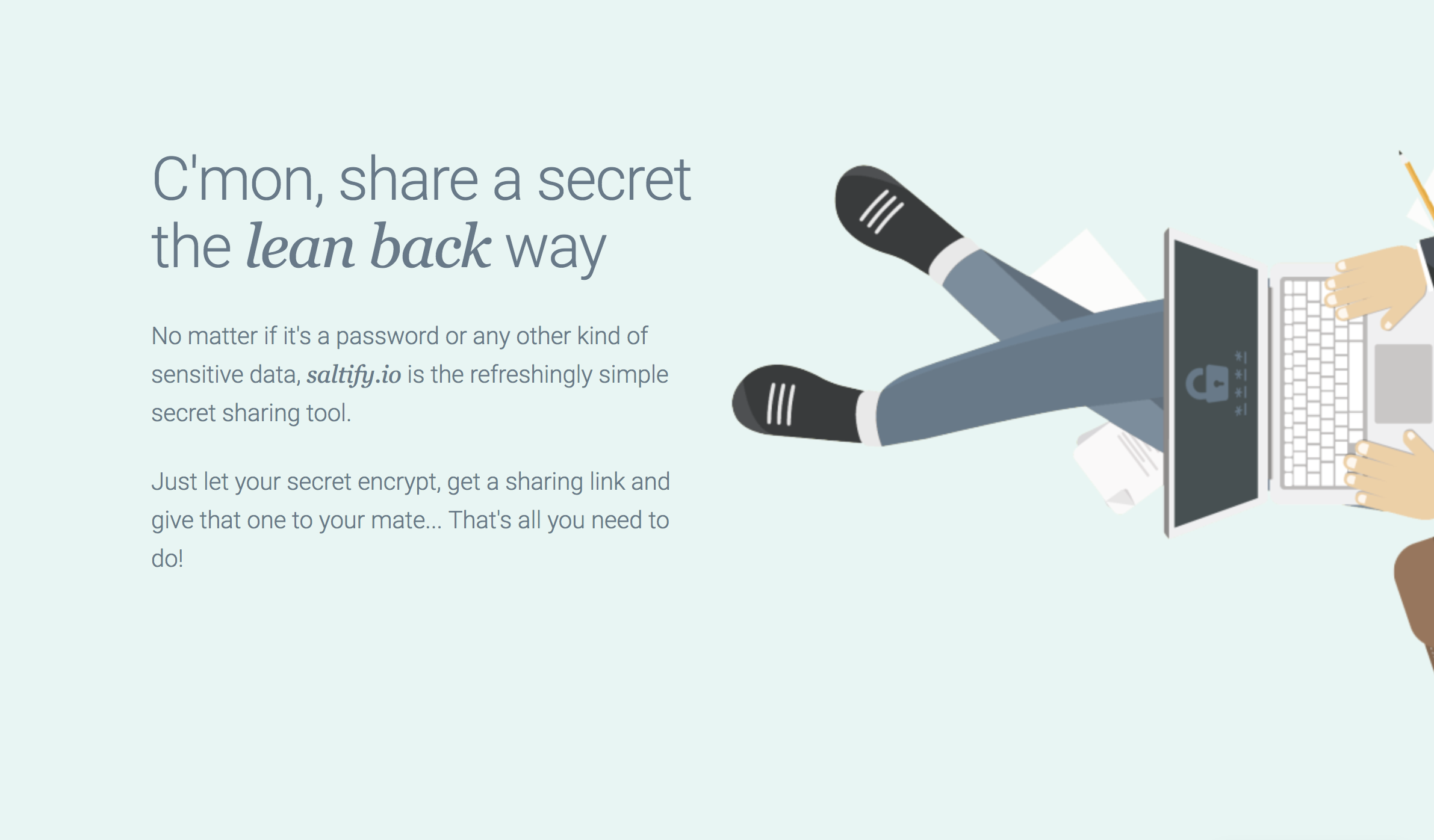 saltify.io: A simple, secure and free to use tool for sharing secrets ...