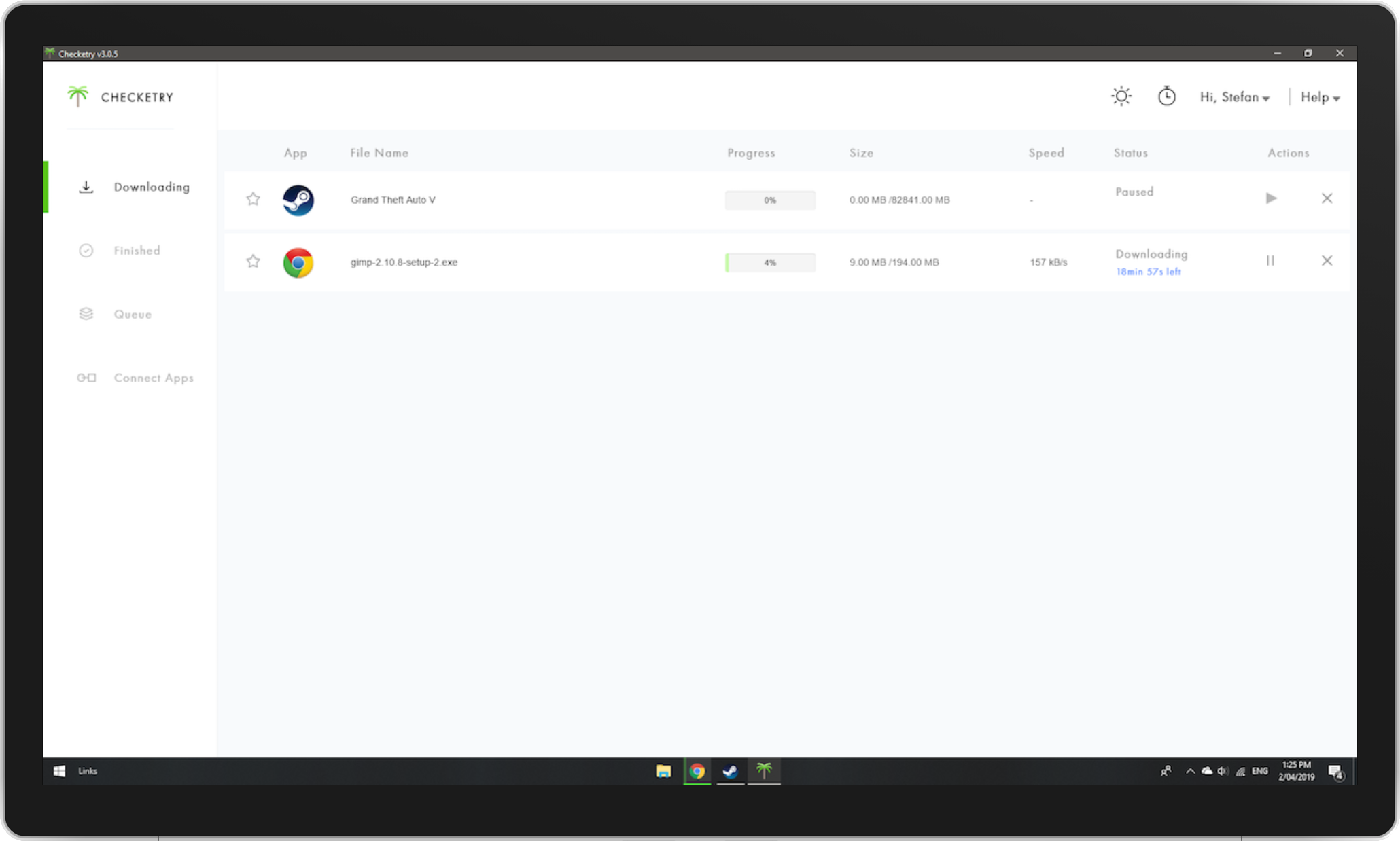 Checketry: The download manager that lets you track your downloads ...
