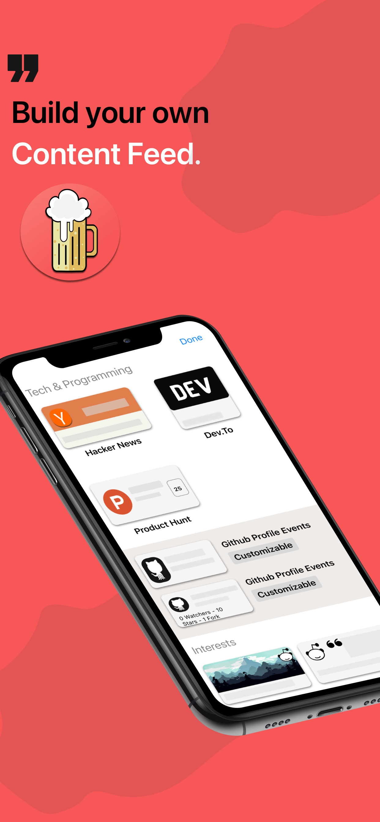 API Brew: Brew your own content feed. | Product Hunt