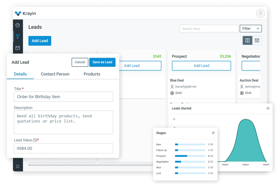 Krayin: Free & opensource Laravel CRM for enhanced productivity | Product Hunt