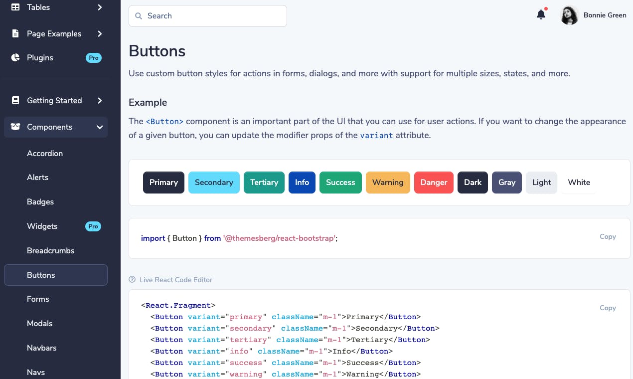 Volt React Open Source Reactjs And Bootstrap 5 Admin Dashboard Interface Product Hunt