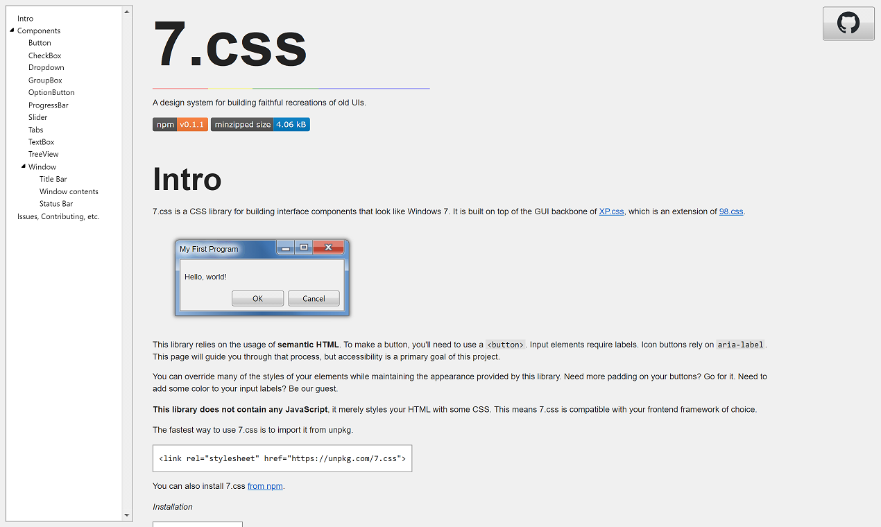 7.css Product Information and Latest Updates (2025) | Product Hunt