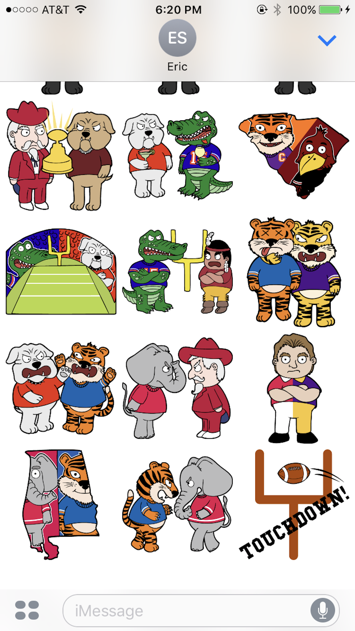 Rivalry Stickers: College Football: This college football season say it ...