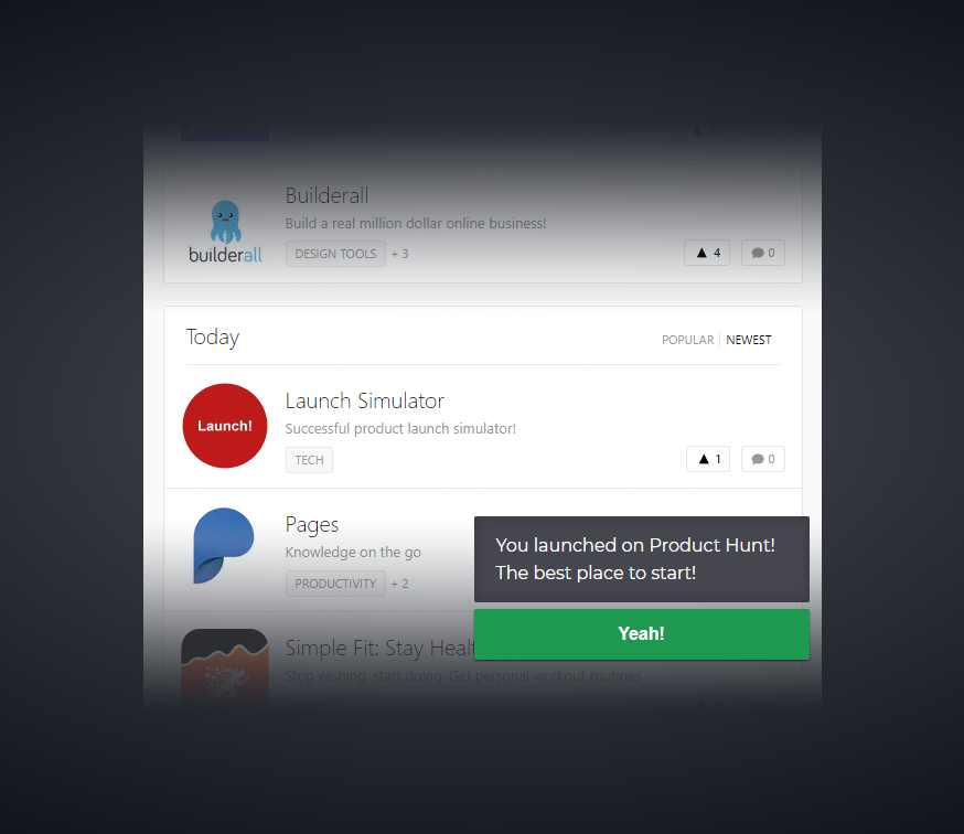 Launch Simulator: Successful product launch simulator! | Product Hunt