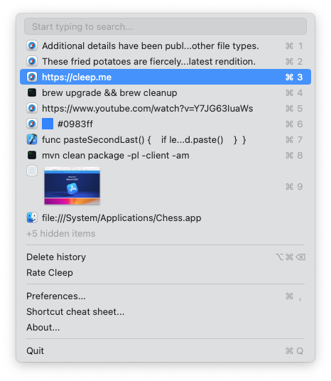 Cleep - A fast, easy-to-use and customizable clipboard manager ...