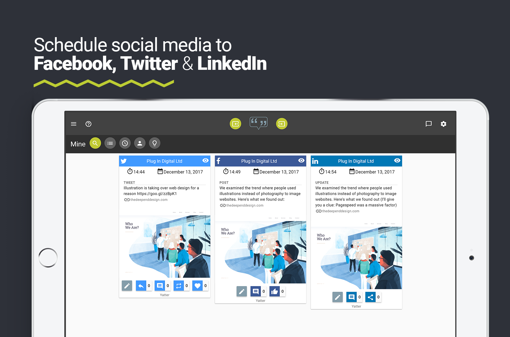 Yatter - The only way to manage social media collaborations | Product Hunt
