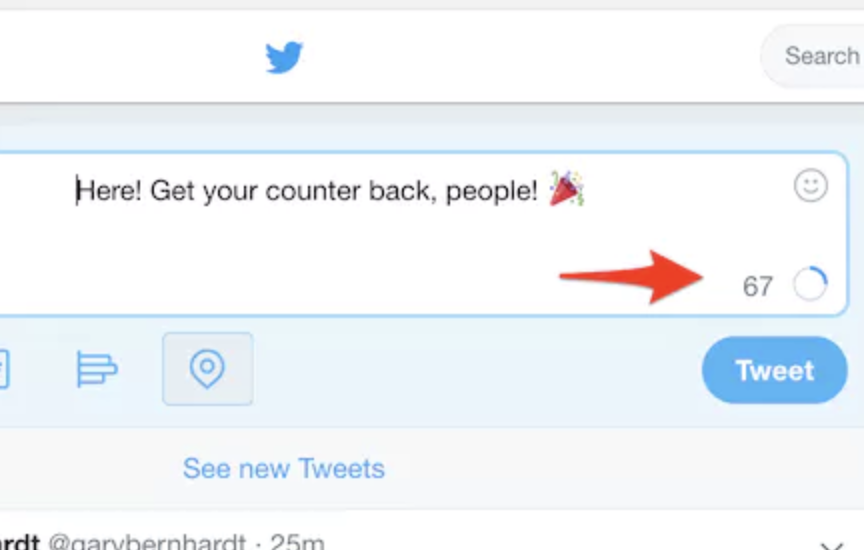 Tweet Counter - Bring back the tweet character counter in twitter ...