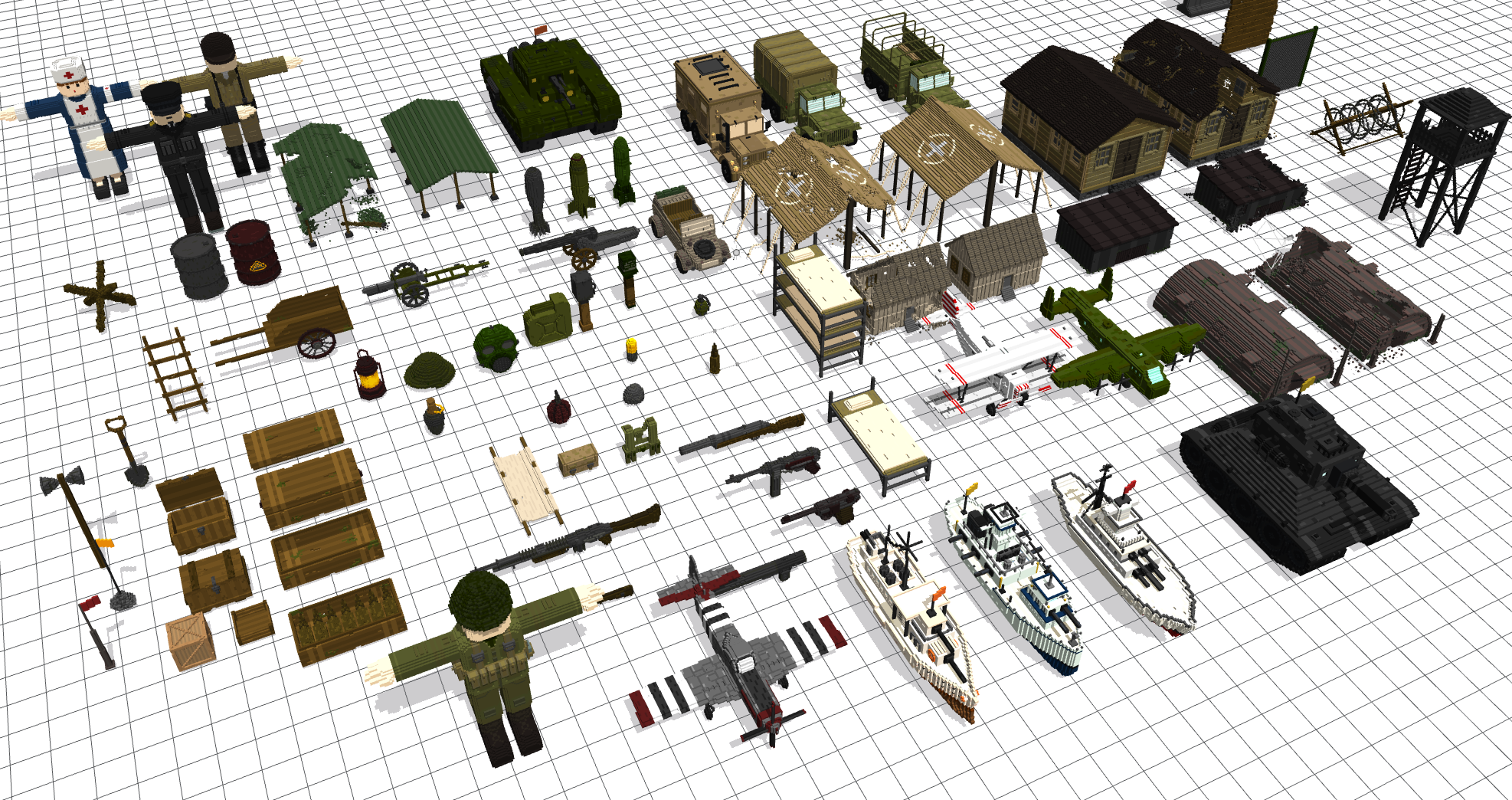 Voxel World War Assets Makers and Employees (2025) | Product Hunt