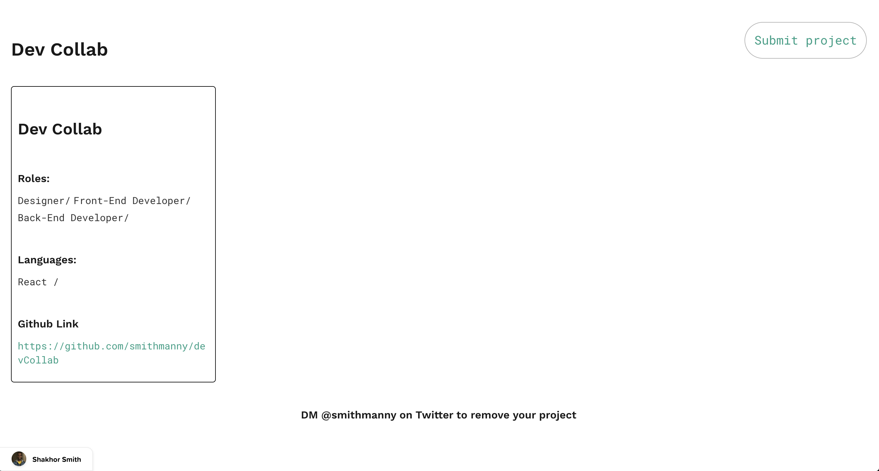 Dev Collab Product Information and Latest Updates (2025) | Product Hunt