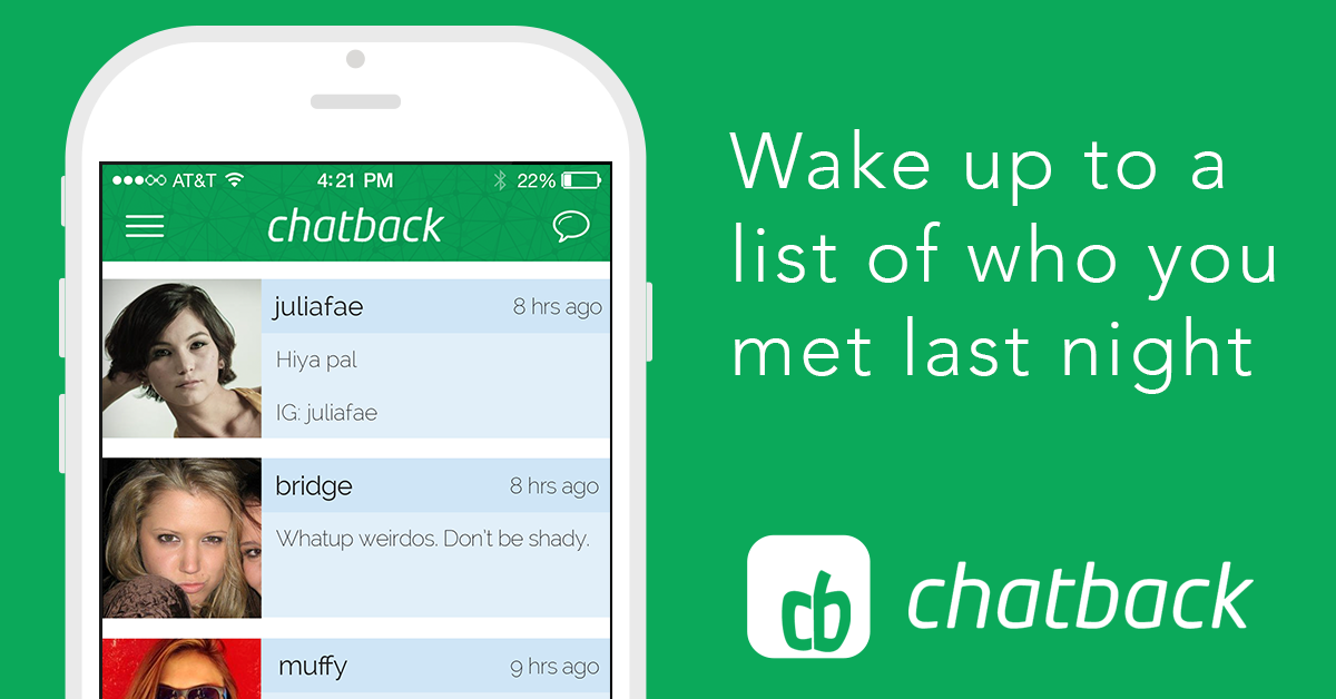 chatback: Automatically connect to people around you & chat | Product Hunt
