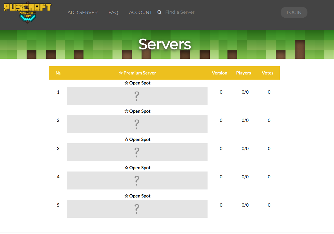 Minecraft Server Advertising: Advertising for Minecraft Servers ...
