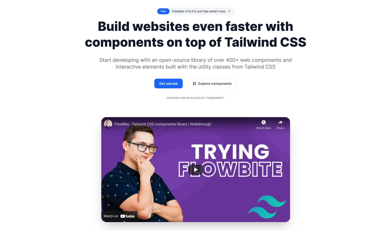 Flowbite : p/flowbite | Product Hunt