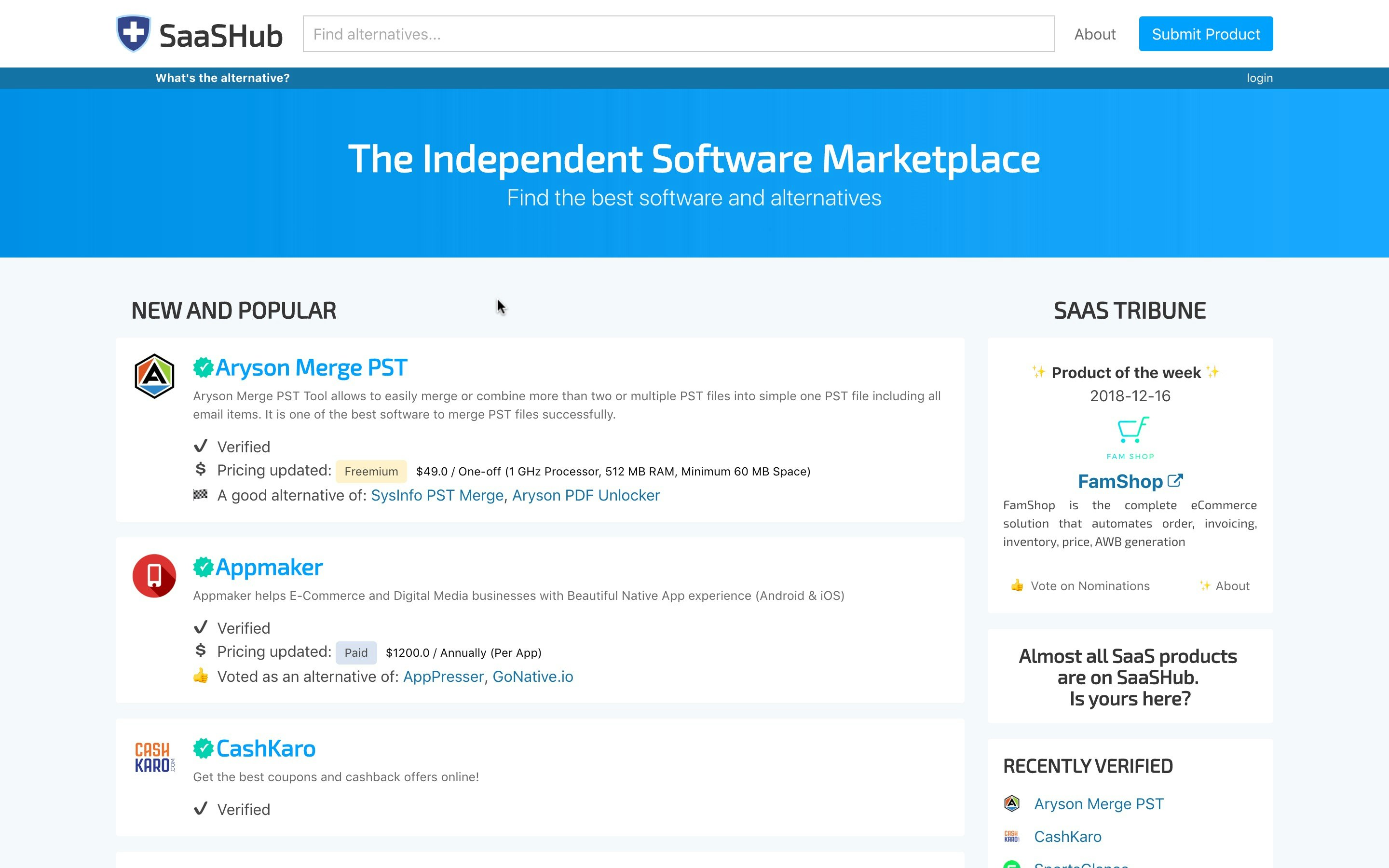 SaaS Hub - Product Information, Latest Updates, and Reviews 2022 ...