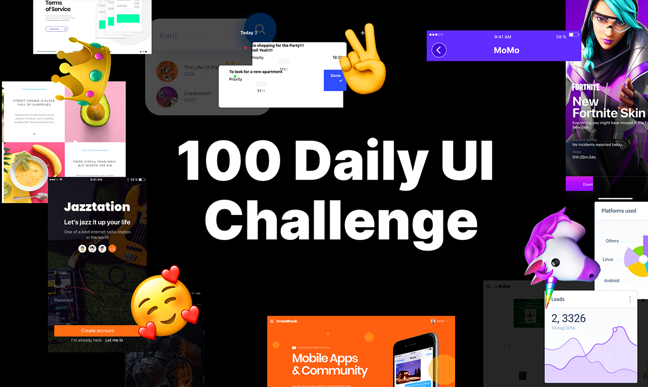 100 Daily UI Challenge Product Information and Latest Updates (2025 ...