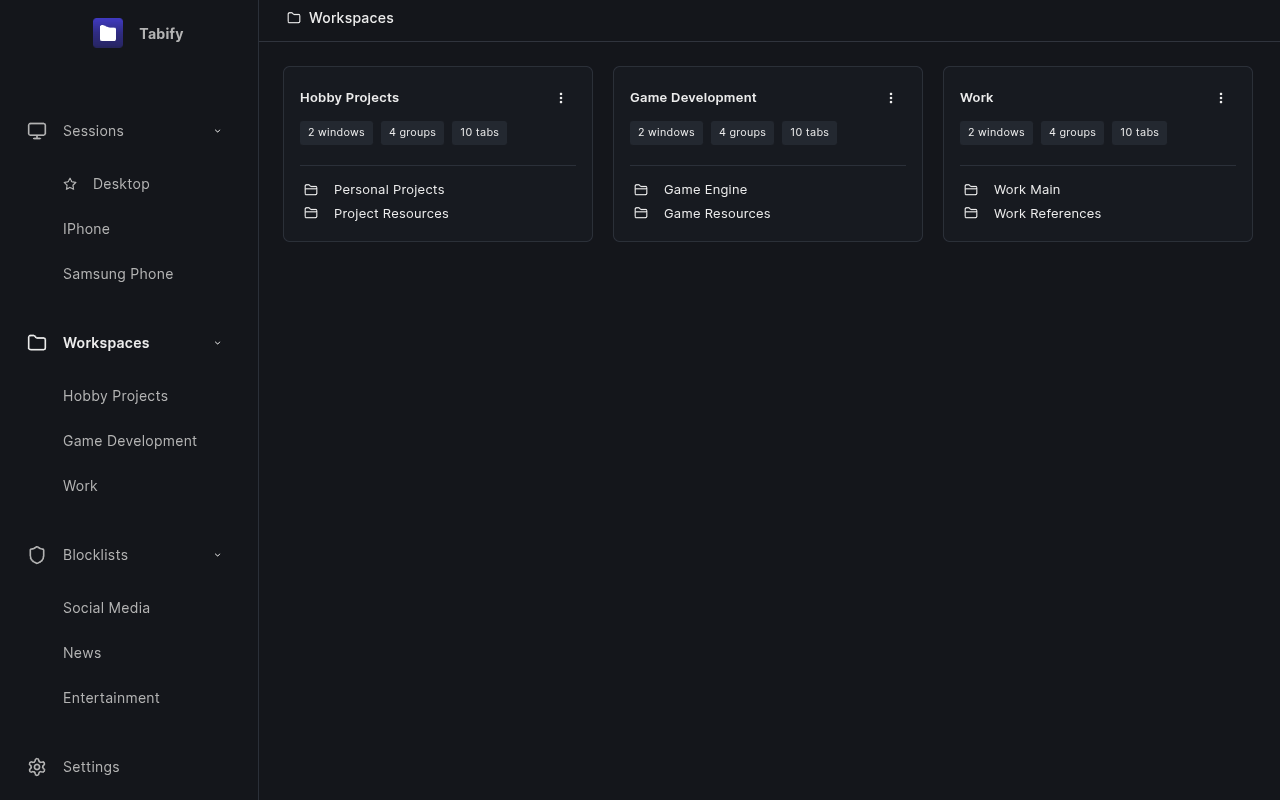 Tabify: Tabify: Boost your browsing with smarter tab management. | Product Hunt