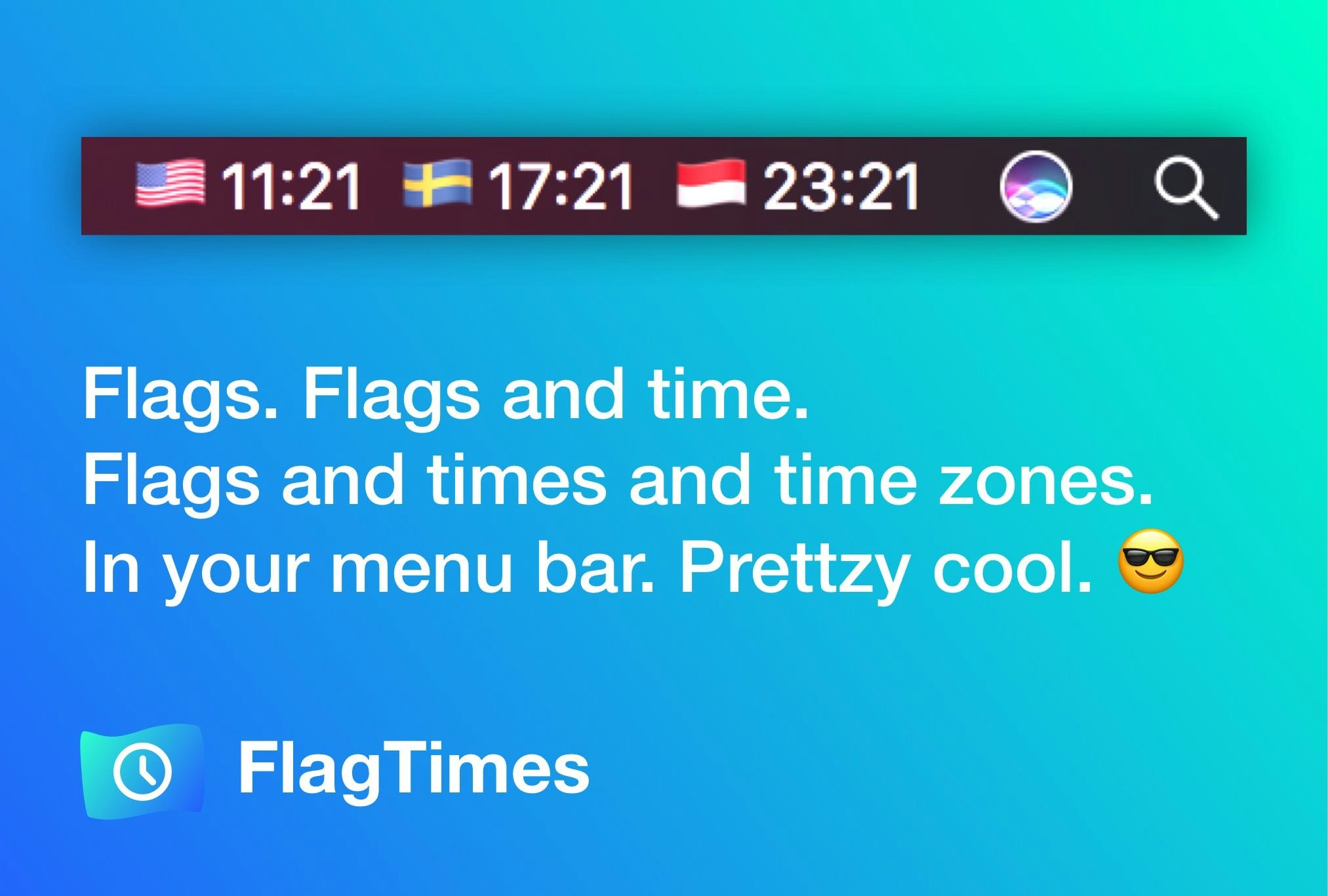 FlagTimes: macOS menu bar app to manage time zones. | Product Hunt