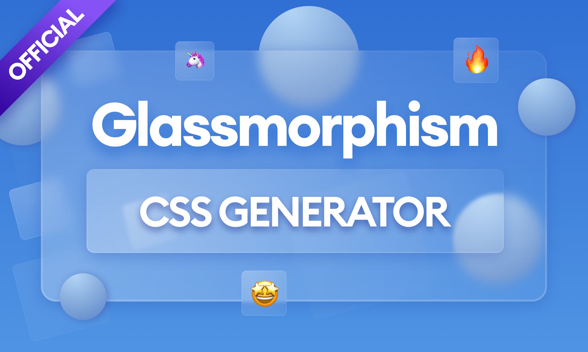 Glassmorphism Css Generator Generate The Css For Frosted Glass Effect For Free Product Hunt