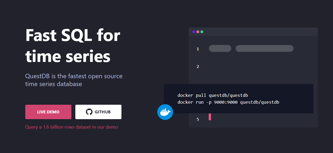 QuestDB: Fastest open source database for time-series and analytics ...