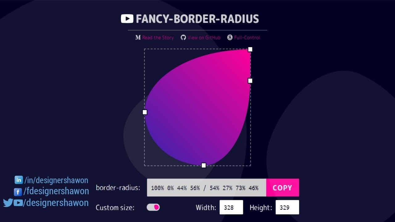 Fancy Border Radius Generator - Product Information, Latest Updates ...