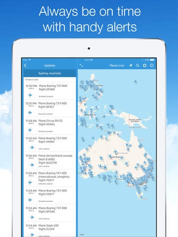 Planes Live - Flight Status Tracker and Radar - Product Information ...