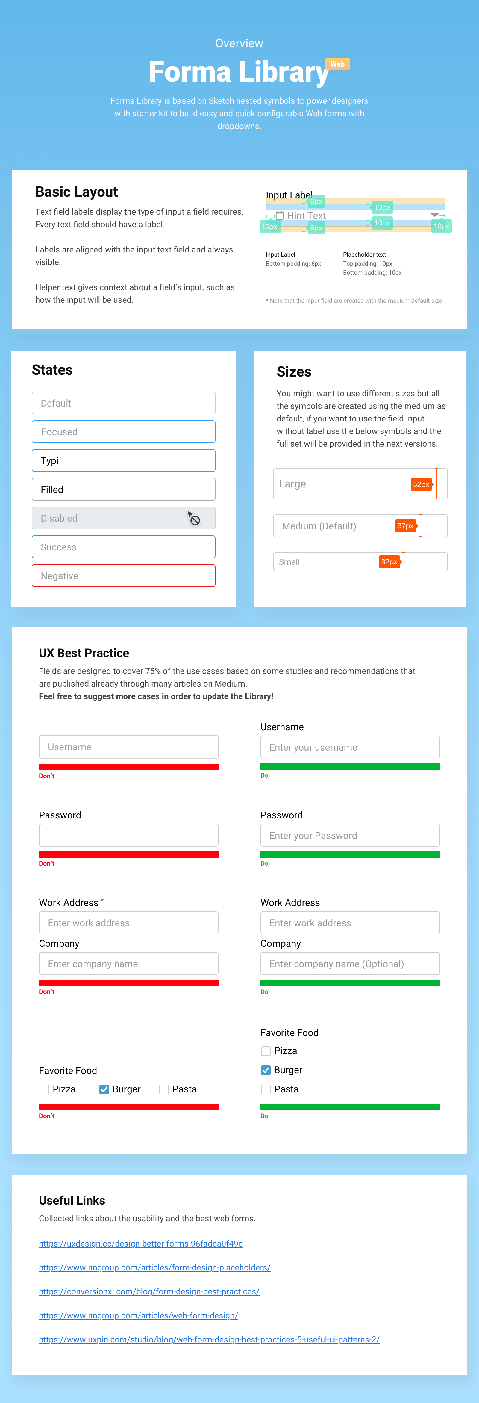 Forma Sketch Library - Create easy automated web forms with dropdowns ...
