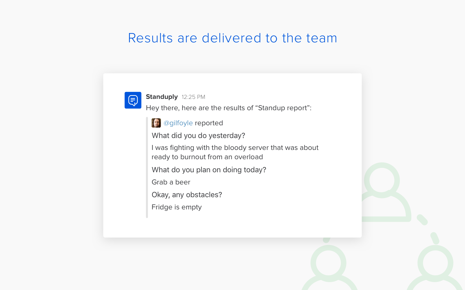 Standuply 2.0: Awesome free standups in Slack, now with A.I. | Product Hunt