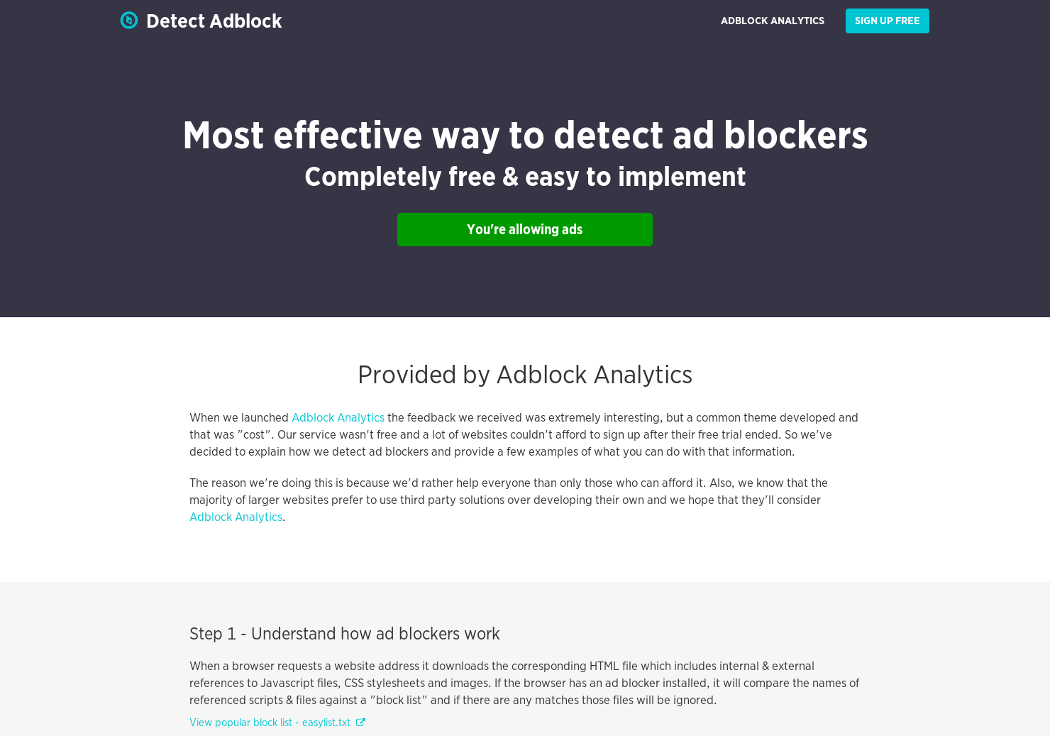 Detect Adblock Latest Launches (2025) | Product Hunt