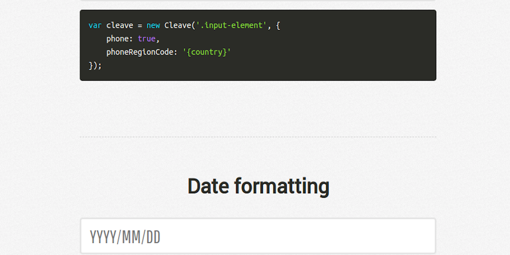Cleave.js - Product Information, Latest Updates, and Reviews 2024 ... Cleave.js - Product Information, Latest Updates, and Reviews 2024 ...