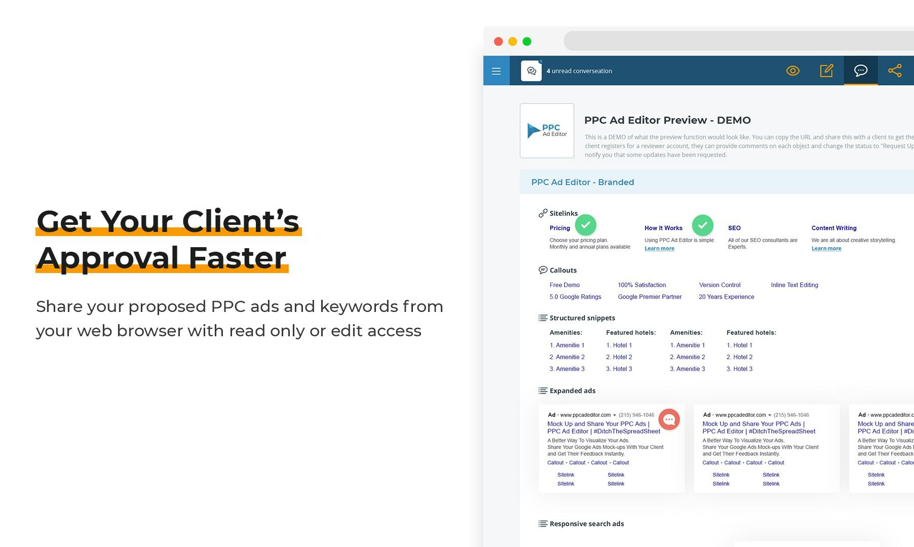 PPC Ad Editor - Google Ads Preview Tool: The first Google Ads campaign ...