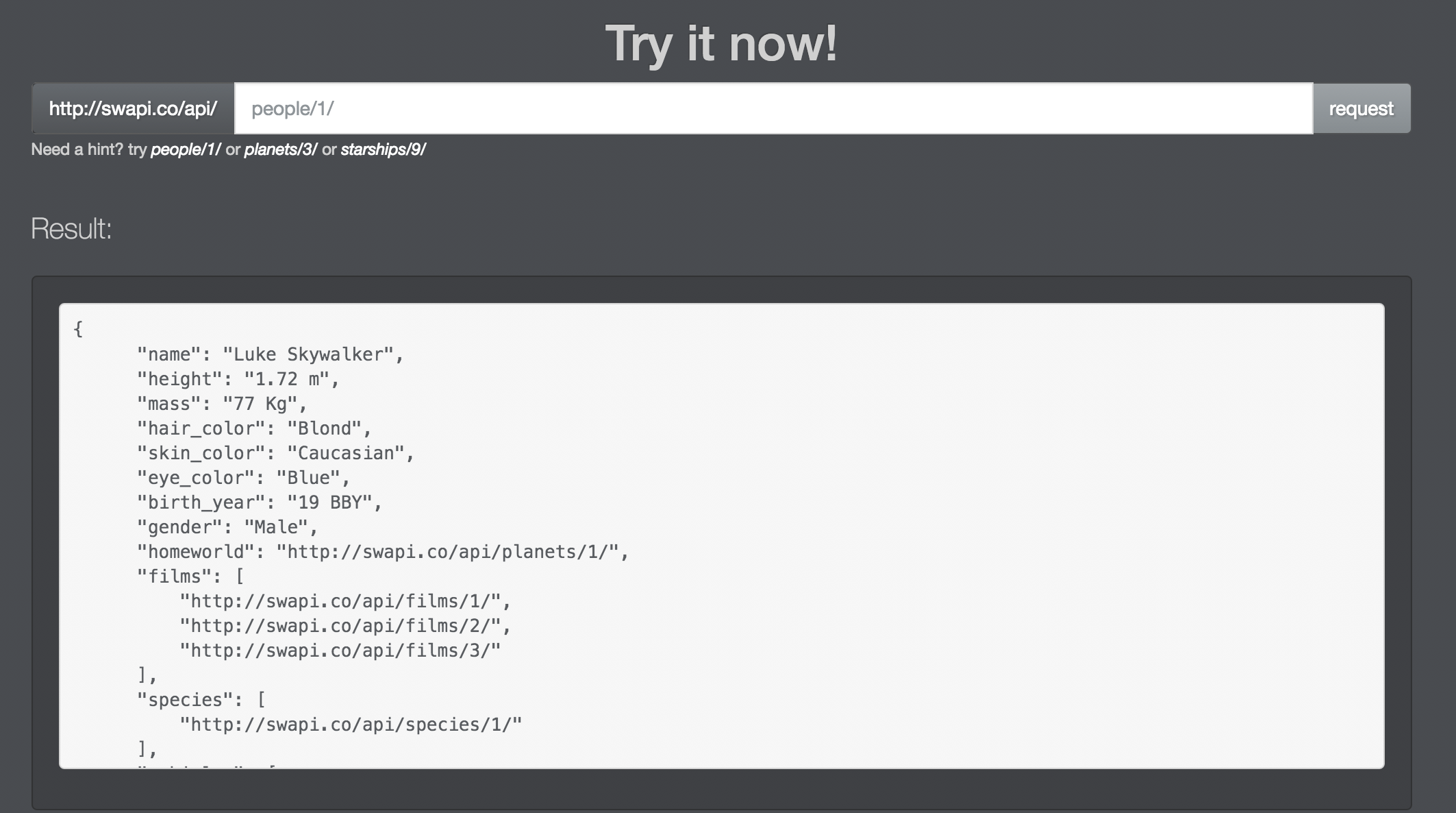 Star Wars API (SWAPI): All the Star Wars data you've ever wanted ...