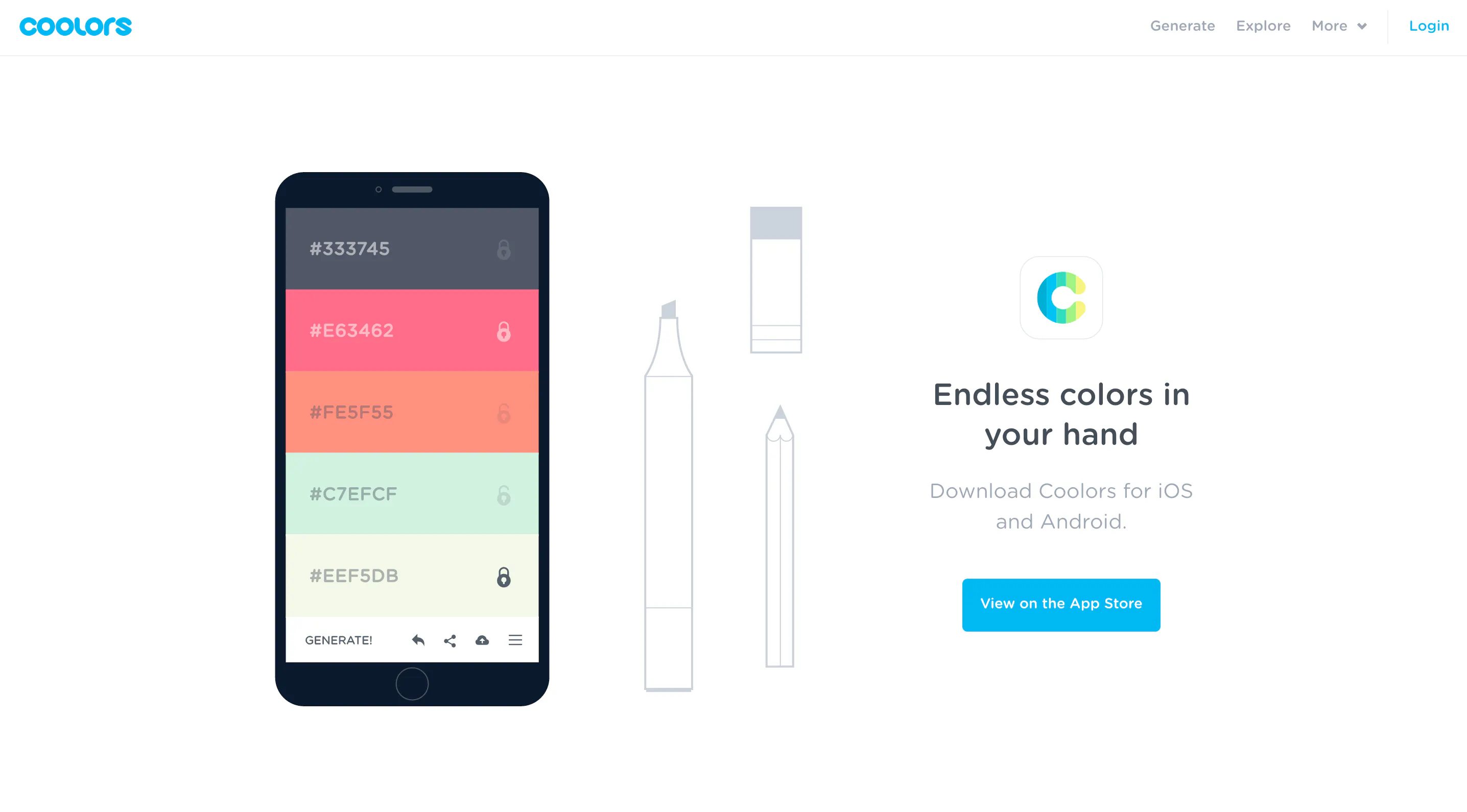 Coolors Generator