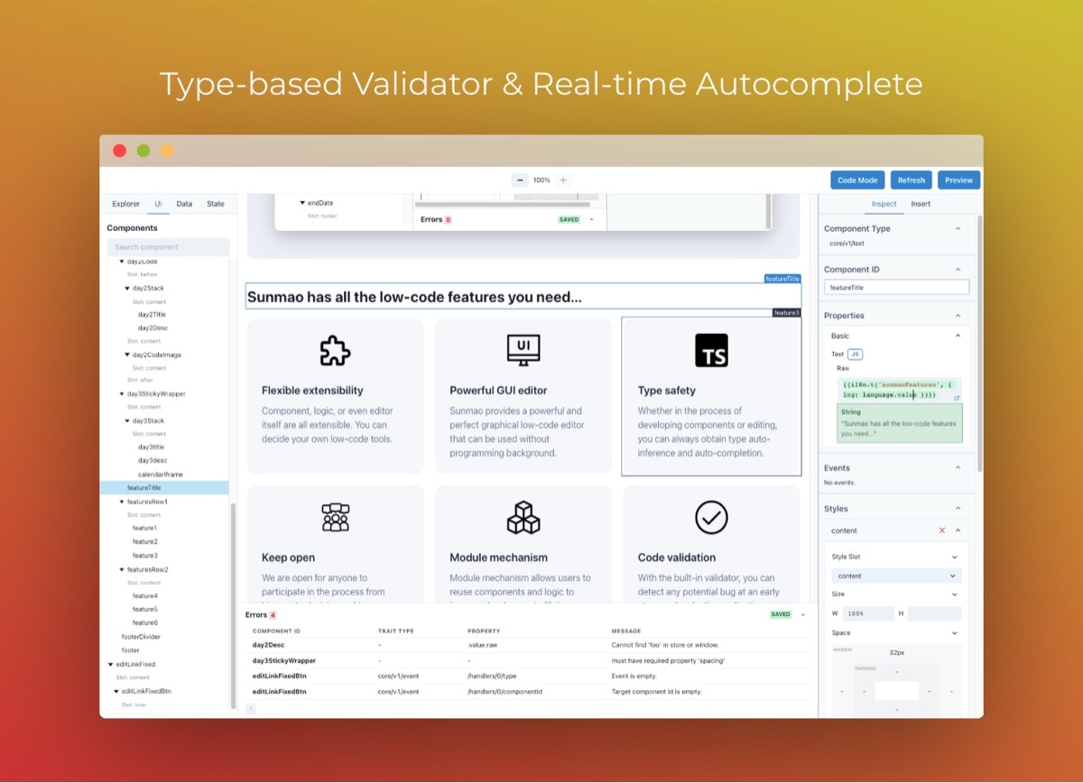 Sunmao: A framework for building your low-code platform | Product Hunt