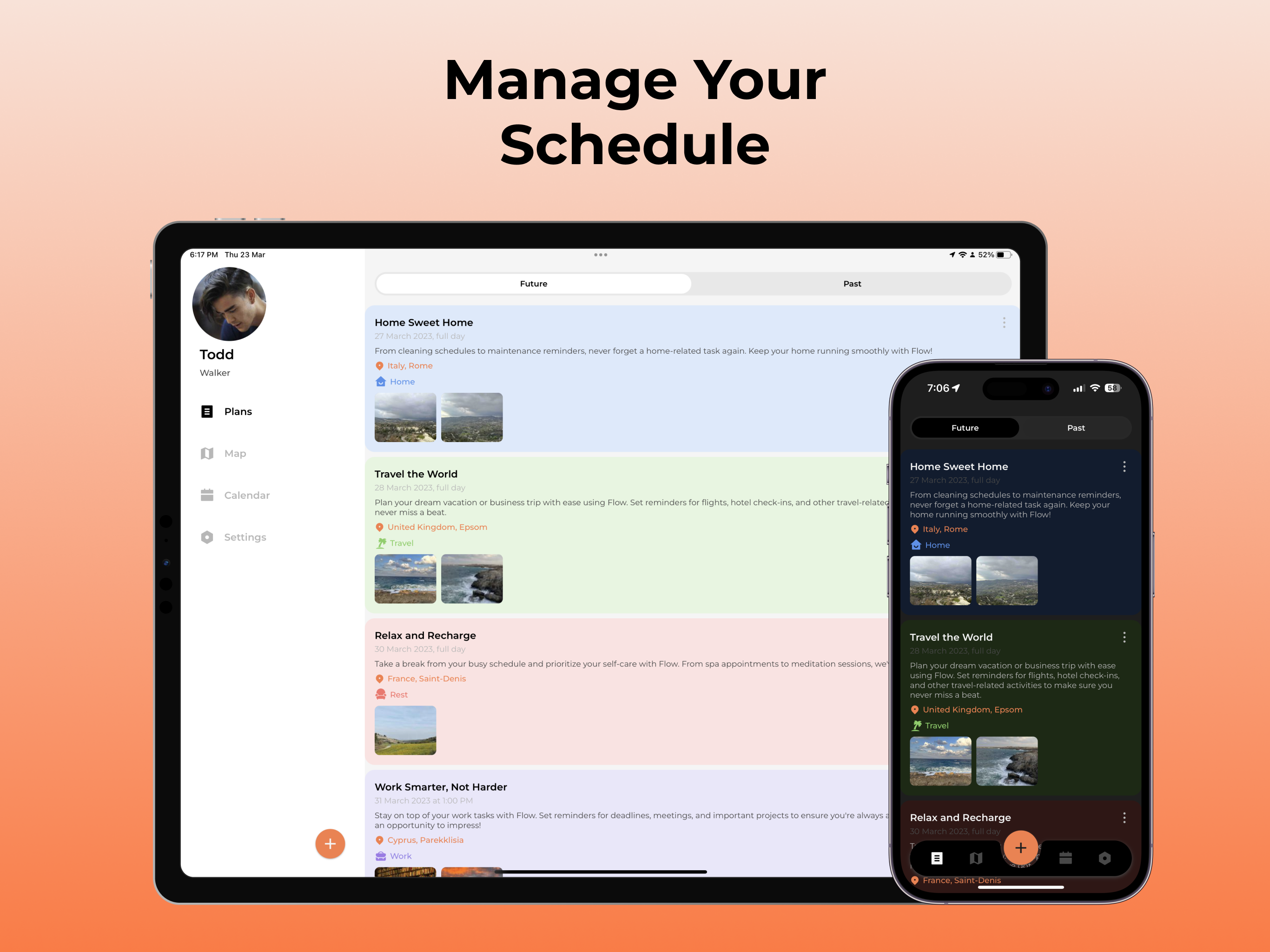 Flow: Travel Notes, Tracker: Journal, planner, scratch map | Product Hunt