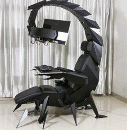 Scorpion Computer Cockpit by Cluvens: Zero-gravity gaming chair ...